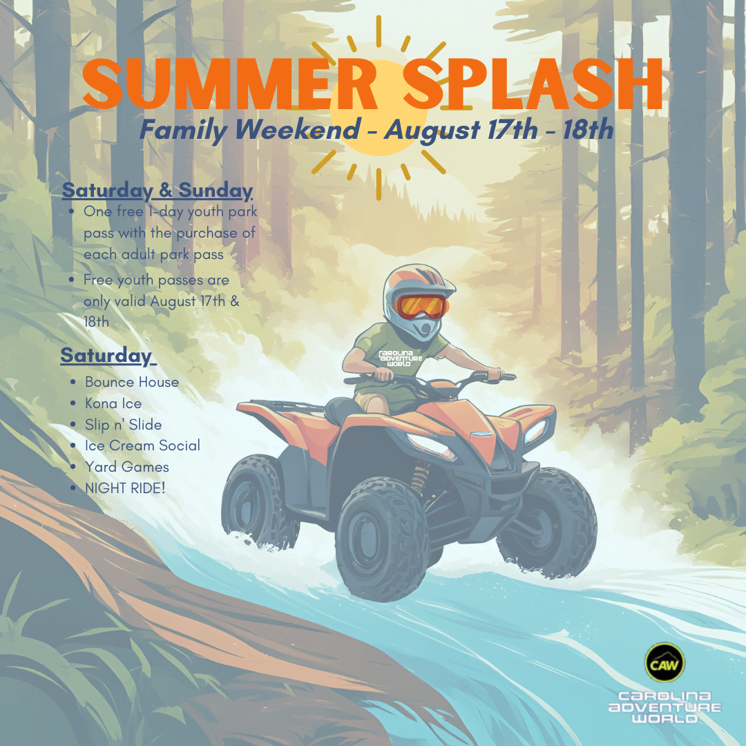 Summer Splash & Family Weekend | Carolina Adventure World