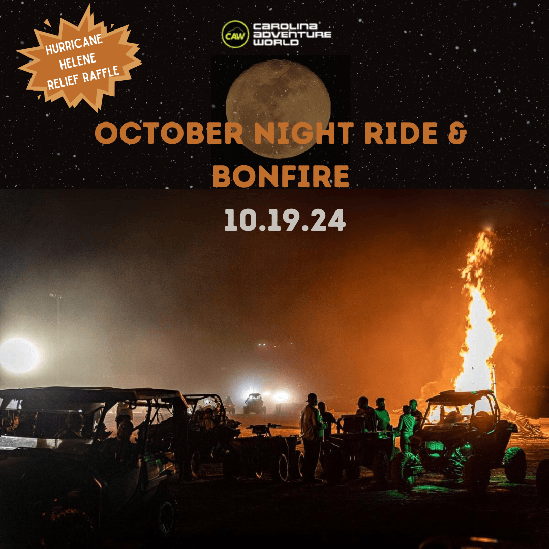 Oct Night Ride, Bonfire & Hurricane Helene Relief Raffle | Carolina ...